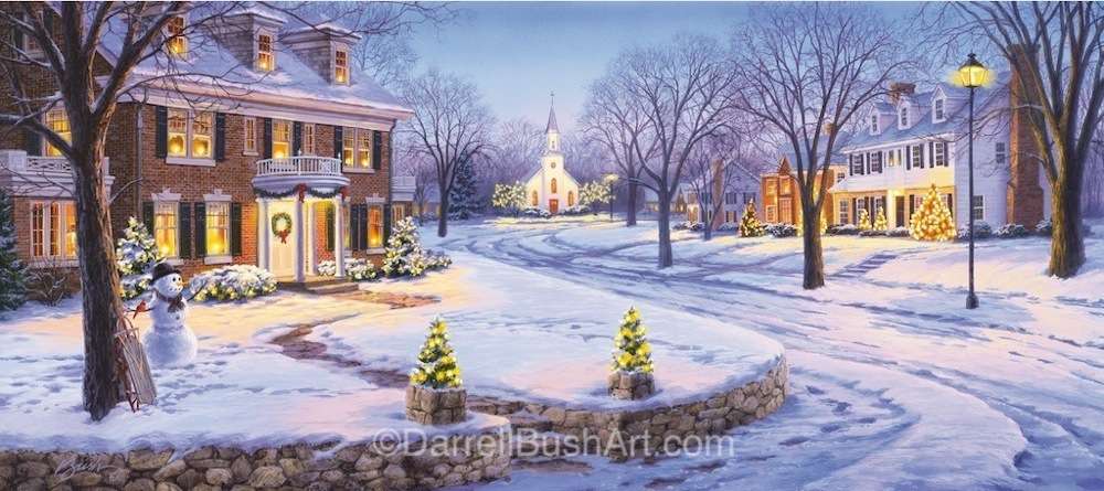 Darrell Bush Hand Signed and Numbered Limited Edition Giclee:"Home for ...