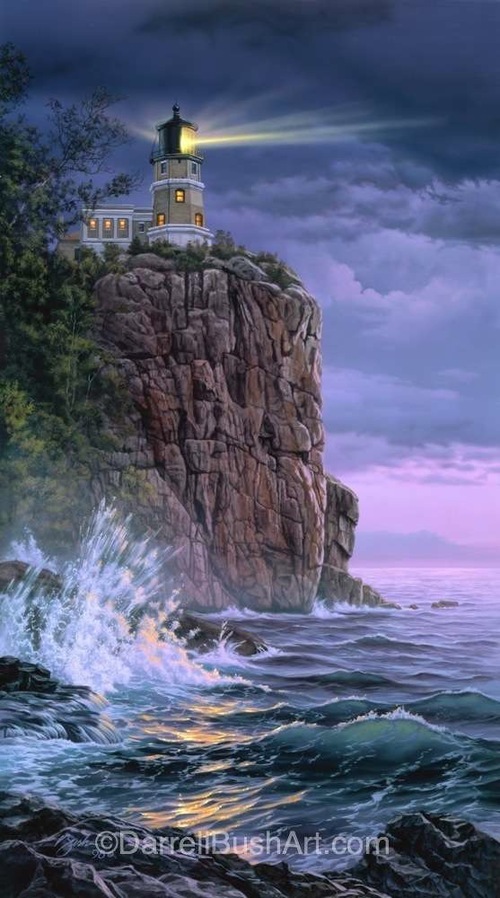 Darrell Bush Hand Signed and Numbered Limited Edition Giclee:"Keeping ...