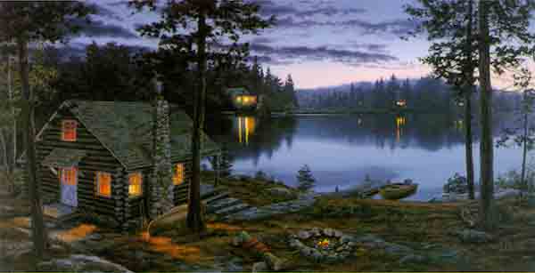 Darrell Bush Hand Signed & Numbered Limited Edition Canvas: "Life's ...