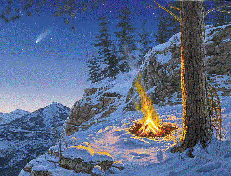 Darrell Bush Handsigned and Numbered Limited Edition Print:"Once in a ...