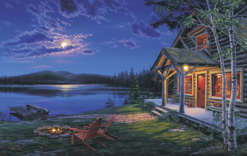 Darrell Bush Handsigned and Numbered Limited Edition Print:"The Perfect ...