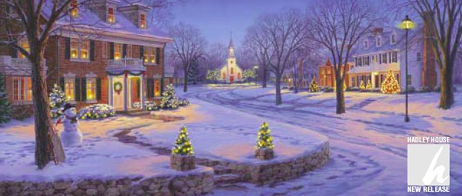 Darrell Bush Handsigned Open Edition Print:"Home for the Holidays ...