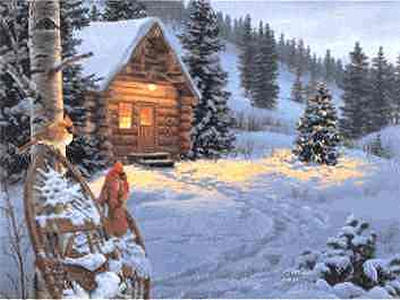 Darrell Bush Open Edition Print: "Winter Colors" - Darrell Bush