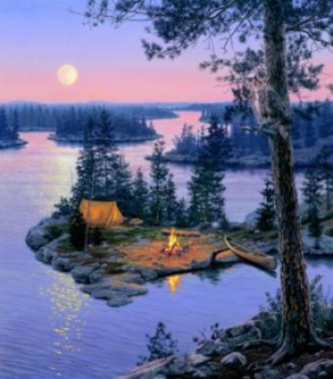 DARRELL BUSH Secondary Market Art: "MOON DANCE" - BUSH, DARRELL