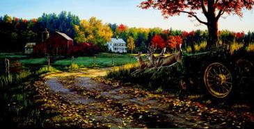 DARRELL BUSH Secondary Market Art: "MORNING RUN" - BUSH, DARRELL