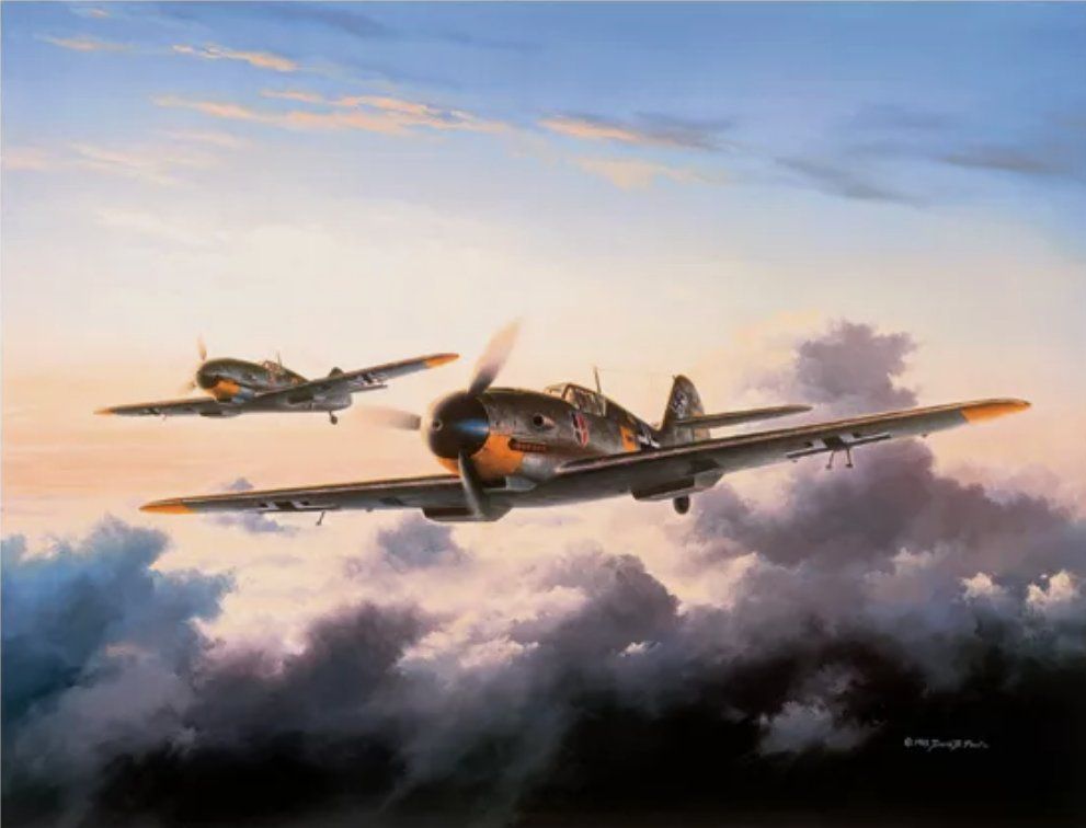 David Poole Pilot Co-Signed Limited Edition Print: "Count" - David Poole