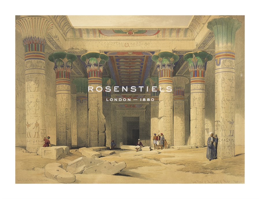David Roberts Hand Numbered Limited Edition Print on Paper :"Temple of ...