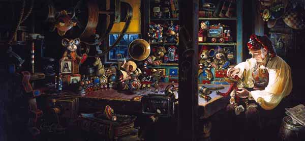 Dean Morrissey Limited Edition Print: "The Magic Door" - Dean Morrissey