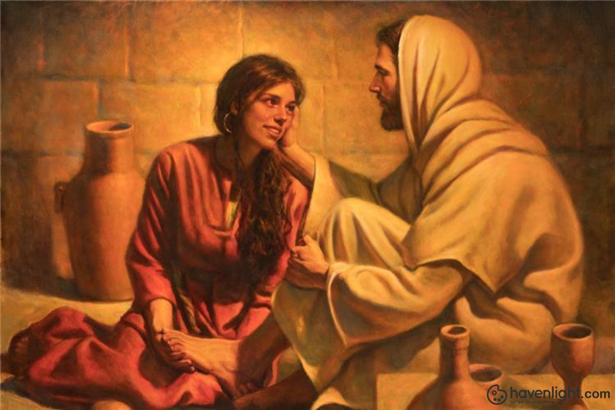 Del Parson Fine Art Canvas Giclee: "Forgiven" - Del Parson