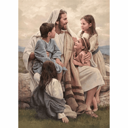 Del Parson Open Edition Canvas Giclee:"Perfect Love" - Del Parson