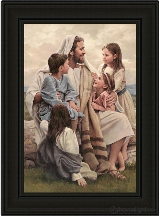 Del Parson Open Edition Canvas Giclee:"Perfect Love" - Del Parson