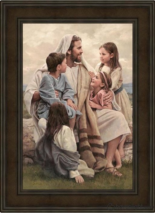 Del Parson Open Edition Canvas Giclee:"Perfect Love" - Del Parson