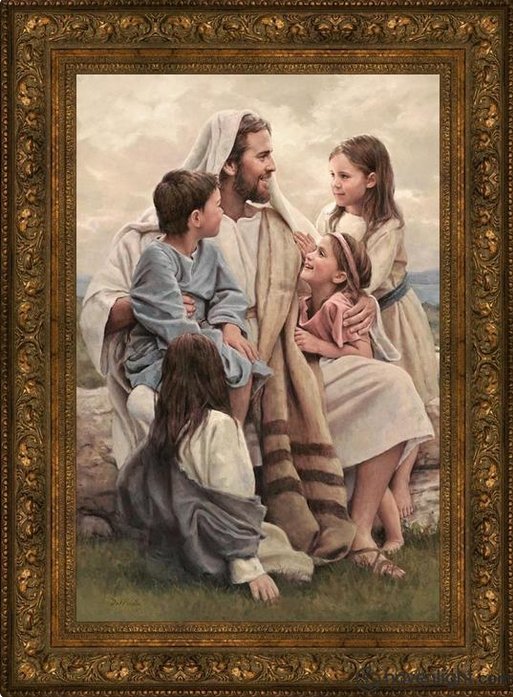 Del Parson Open Edition Canvas Giclee:"Perfect Love" - Del Parson