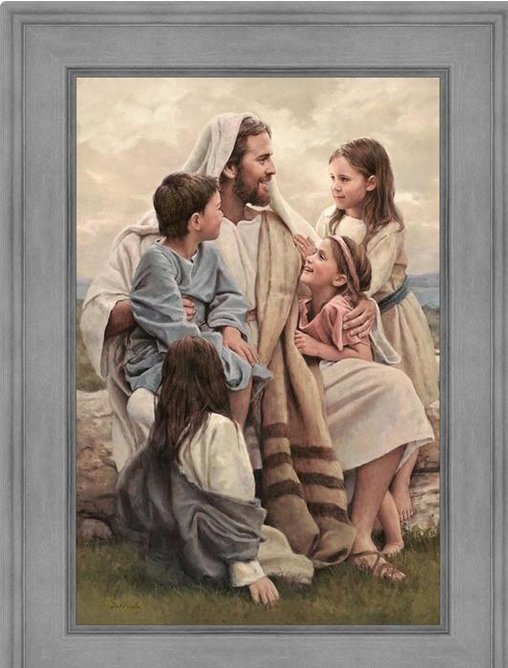 Del Parson Open Edition Canvas Giclee:"Perfect Love" - Del Parson