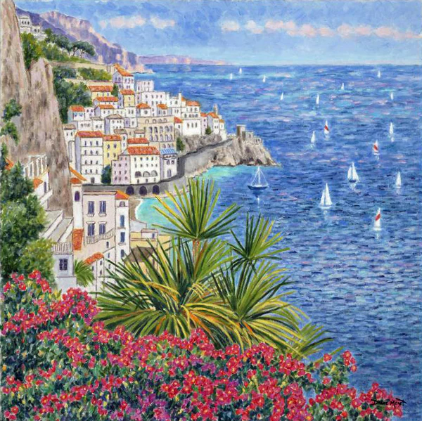 Diane Monet Limited Edition Giclée on Canvas: "Amazing Amalfi" - Diane ...