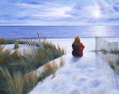 Diane Romanello Limited Edition Giclee on Canvas: " Reflections ...