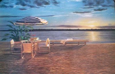 Diane Romanello Limited Edition Giclee on Canvas: " Sunset " - Diane ...