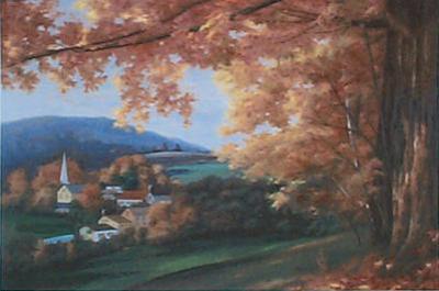 Diane Romanello Limited Edition Serigraph on Paper: " Autumn Colors ...