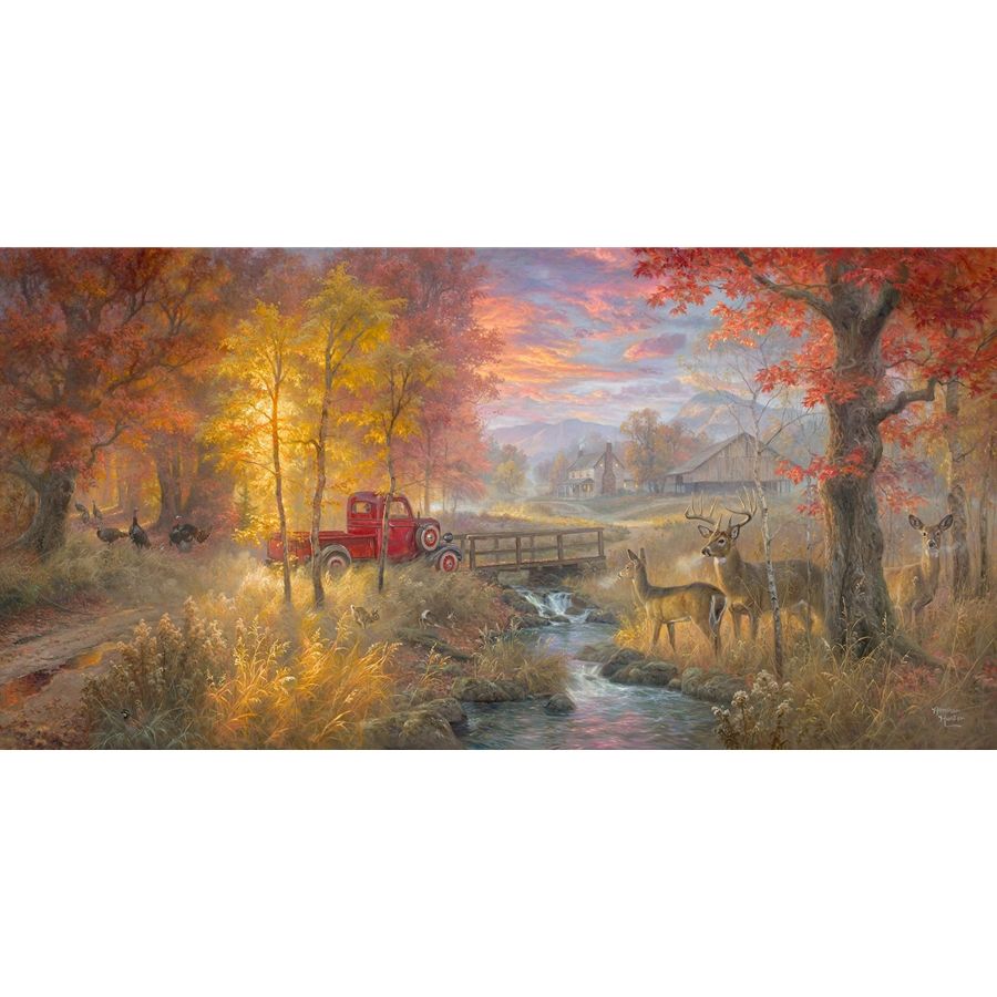 Abraham Hunter Artist Hand Signed Limited Edition Embellished Canvas ...