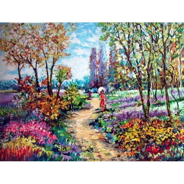 Dimitri Polak Serigraph on Paper; Hand Signed and Numbered: "Afternoon ...