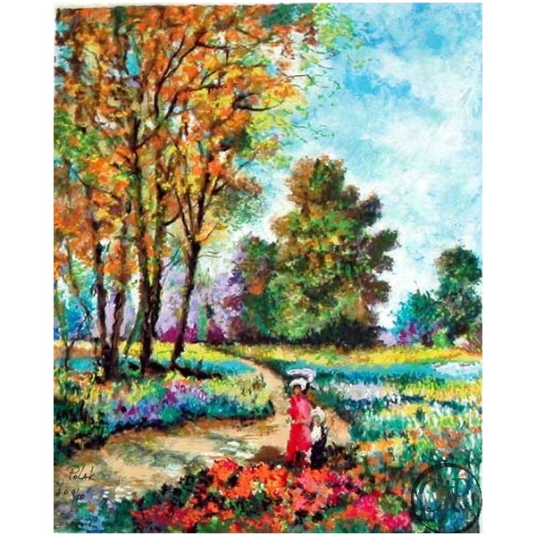 Dimitri Polak Serigraph on Paper; Hand Signed and Numbered: "Autumn ...