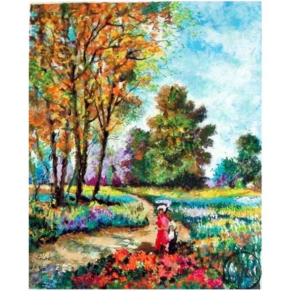 Dimitri Polak Serigraph on Paper; Hand Signed and Numbered: "Autumn ...