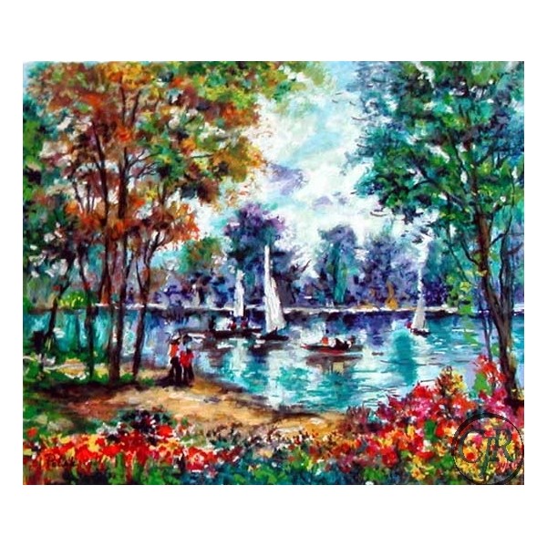 Dimitri Polak Serigraph on Paper; Hand Signed and Numbered: "By the ...