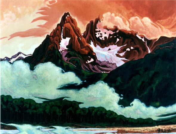 Dominik Modlinski Open Edition Canvas Giclee:" Mount Sittakanay ...