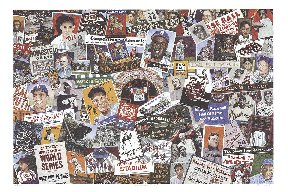 Dwight Baird Rare Vintage Artist Signed Offset Lithograph: "If Abner ...