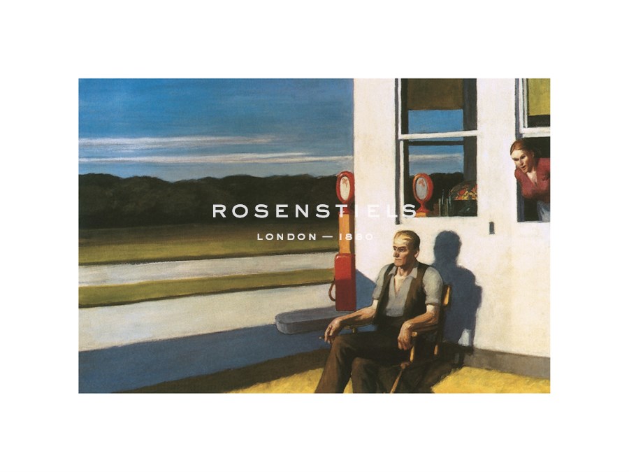 Edward Hopper Hand Numbered Limited Edition Print on Paper :"Four Lane ...