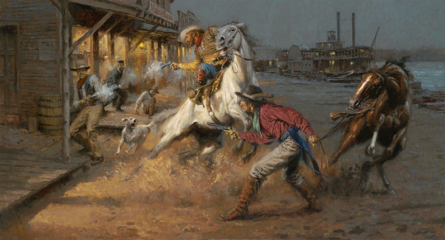 Andy Thomas Artist Signed and Numbered Limited Edition Canvas Giclee ...