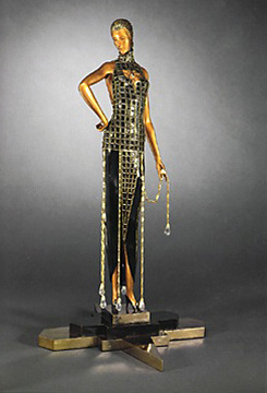 Erté Limited Edition Bronze Sculpture:"Deco" - Erte Bronze Sculptures