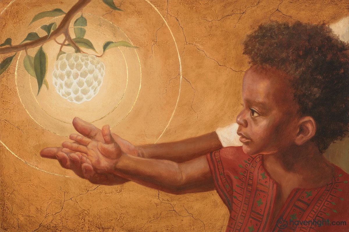 Esther Hi’ilani Candari Fine Art Canvas Giclee: "As A Loving Parent ...