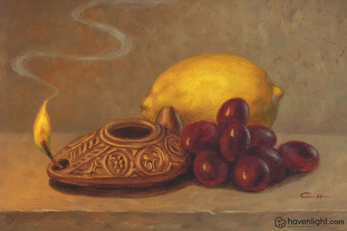 Esther Hi’ilani Candari Fine Art Canvas Giclee: "Bitter, Burning ...