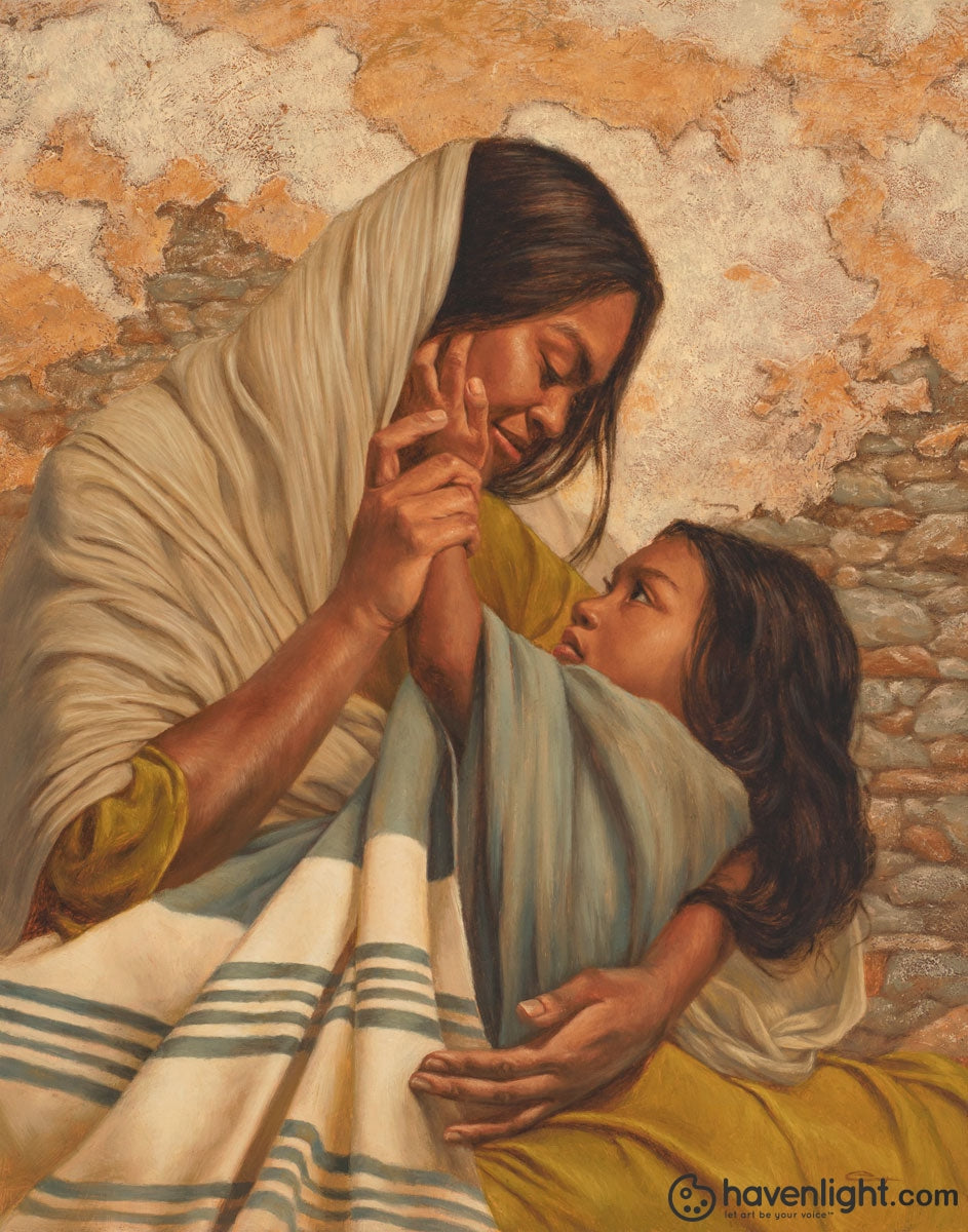 Esther Hi’ilani Candari Fine Art Canvas Giclee: "Child of Mine ...