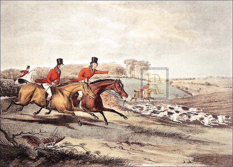 F.C. Turner Artist Hand Colored Copper Plate Printed Atelier Print ...