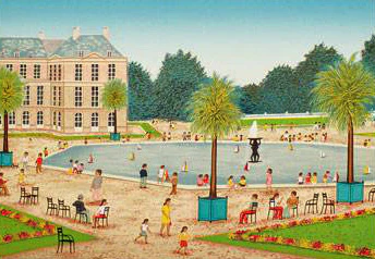 Fanch Ledan Limited Edition Artist Proof Lithograph on Paper: "Bassin ...