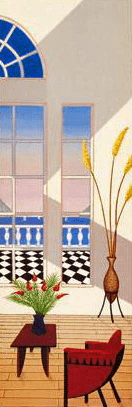 Fanch Ledan Limited Edition Artist Proof Serigraph on Paper: "Above ...