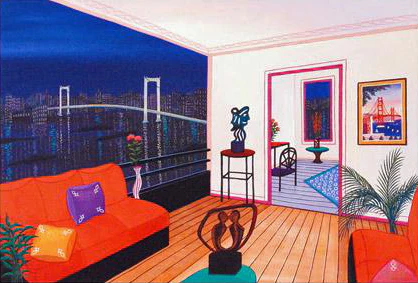 Fanch Ledan Limited Edition Giclée on Canvas: "City Lights" - Fanch Ledan