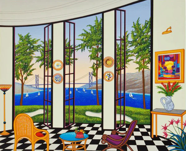 Fanch Ledan Limited Edition Serigraph on Paper: "Black and White ...