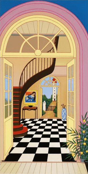 Fanch Ledan Limited Edition Serigraph on Paper: "Captain's Headquarters ...