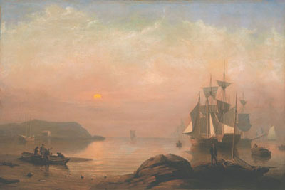 Fitz Hugh Lane Limited Edition Fine Art Giclee on Canvas: "Sunrise ...