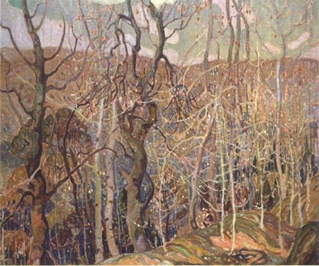 Frank Carmichael Open Edition Giclee on Paper:" Silvery Tangle ...