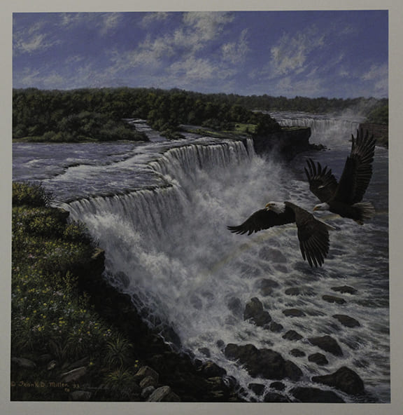 FRANK MILLER 23X24 Secondary Market Art: "THUNDERING WATERS" - MILLER ...