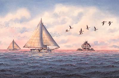 FRANKLIN A SAYE 29X19 Secondary Market Art: "NOVEMBER MORNING" - SAYE ...