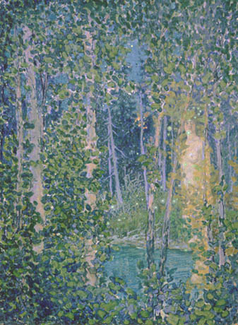 Franz Johnston Open Edition Giclee on Paper:" Fireflies " - Franz Johnston