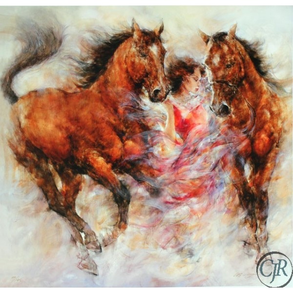 Gary Benfield Limited Edition Giclee on Paper:"Spirit III" - Gary Benfield