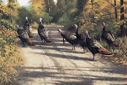 Gary Moss Open Edition Print:"The Bachelor Party" - Gary Moss