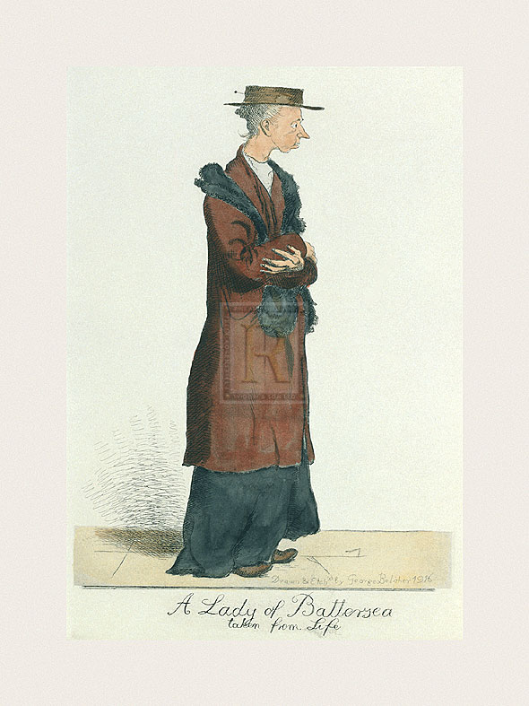 George Belcher Hand Numbered Limited Edition Print on Paper :"A Lady Of ...