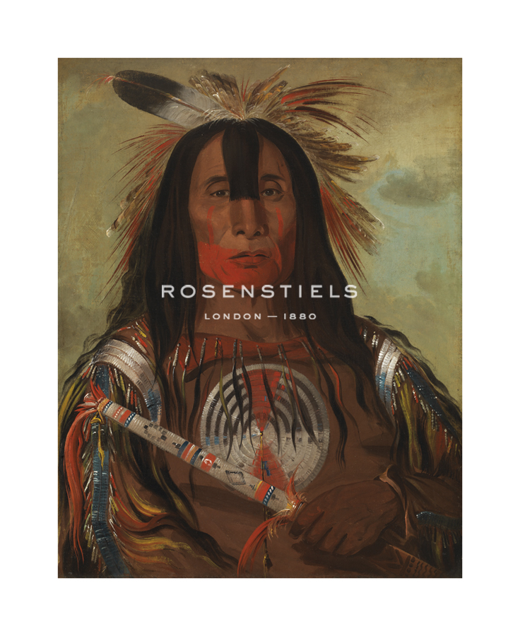 George Catlin Hand Numbered Limited Edition Print on Paper :"Stu-mick-o ...